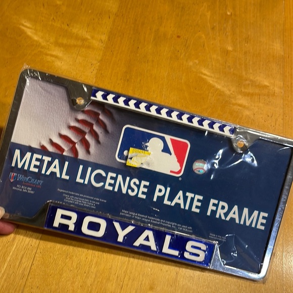 MLB | Other | Royals License Plate Frame | Poshmark